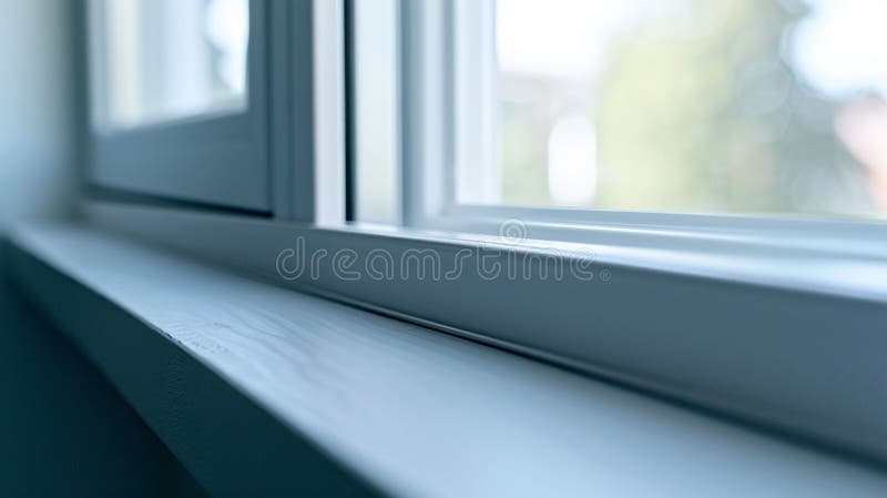 Modern Window Design with Clear View. Generative Ai Stock Illustration ...