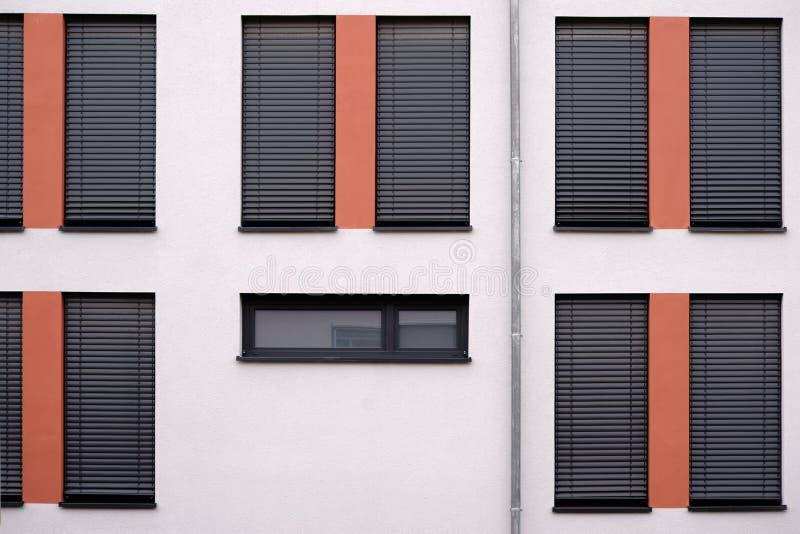 Modern window front stock photo. Image of architecture - 144323890