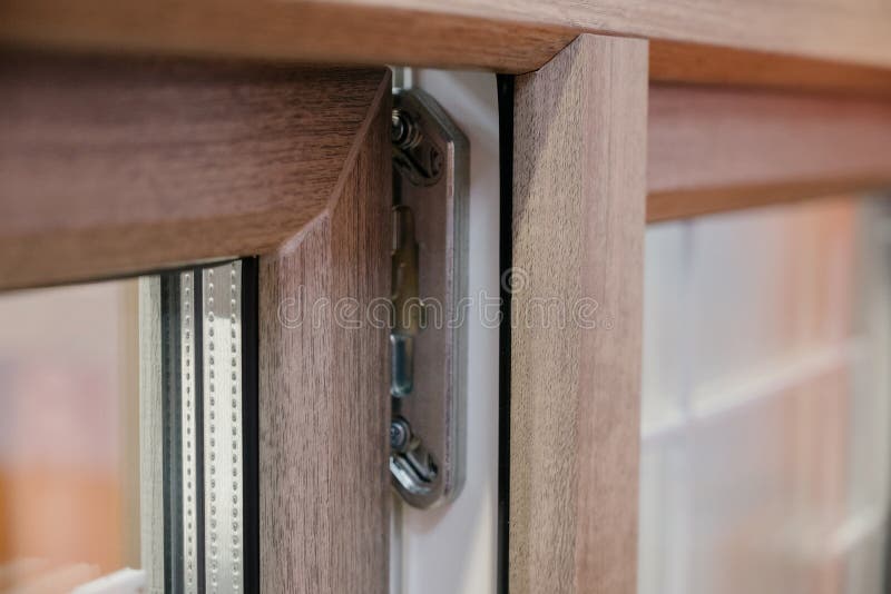 Modern Window Profile.Plastic Window Detail Stock Image - Image of ...