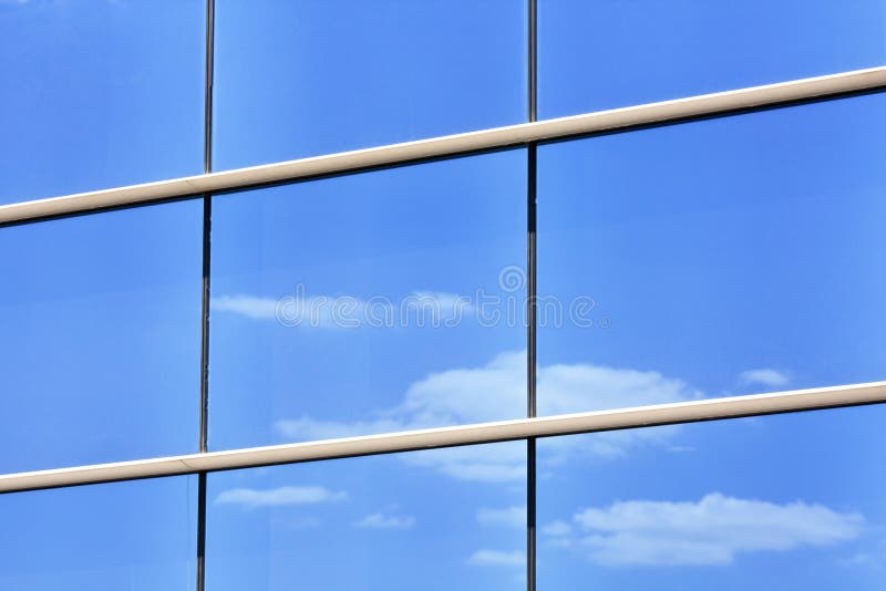 Modern windows stock photo. Image of mirror, bright, azure - 13186894
