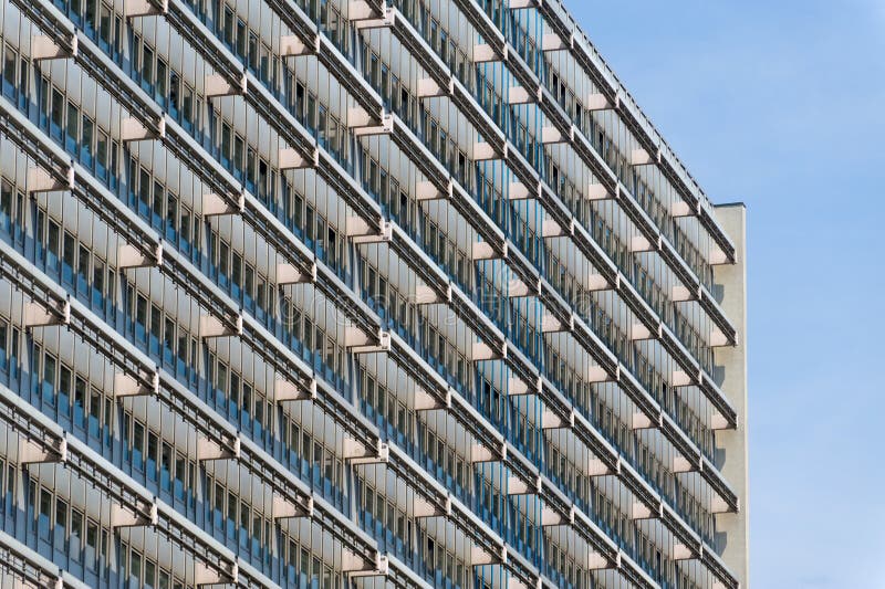 Modern windows stock photo. Image of metal, office, white - 15893470