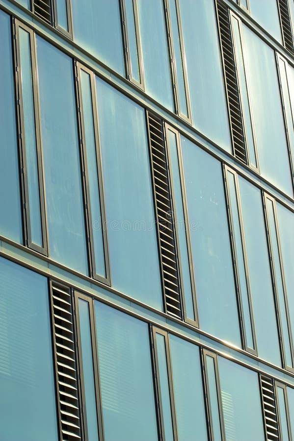 Modern windows design stock photo. Image of detail, building - 33570260