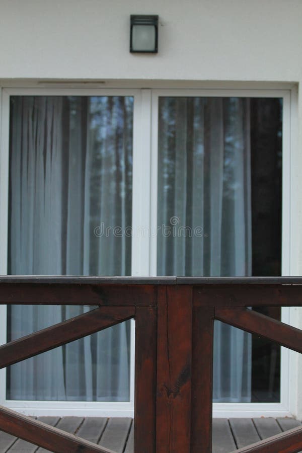 Modern Windows in the Apartment Stock Photo - Image of siding, design ...