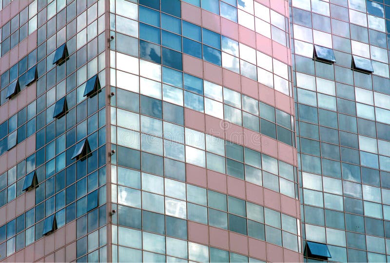 Modern Windows Business Building Stock Photo - Image of corporate ...