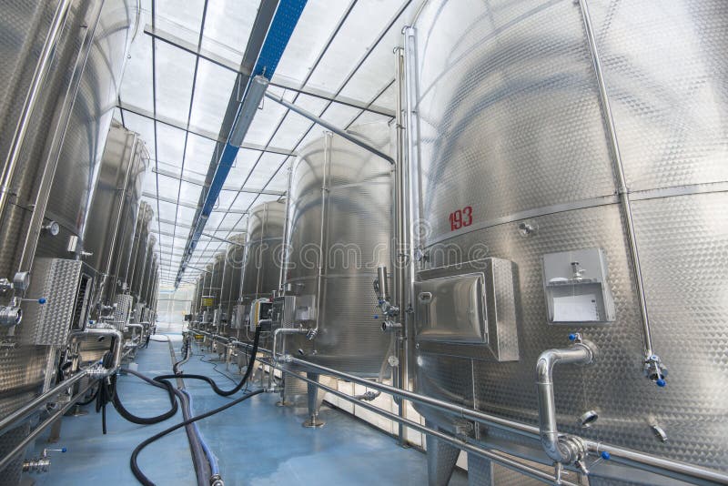 Modern wine factory stock photo. Image of drink, plant - 59341084