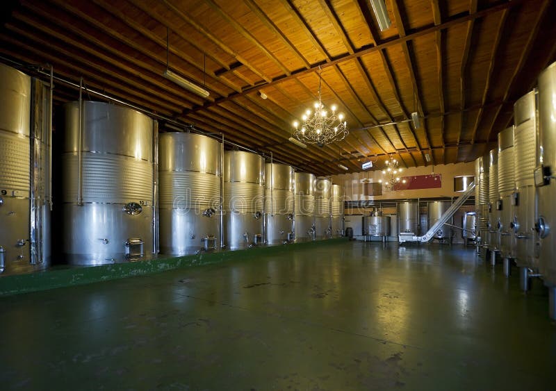 Modern winery, interior stock photo. Image of agriculture - 28163344