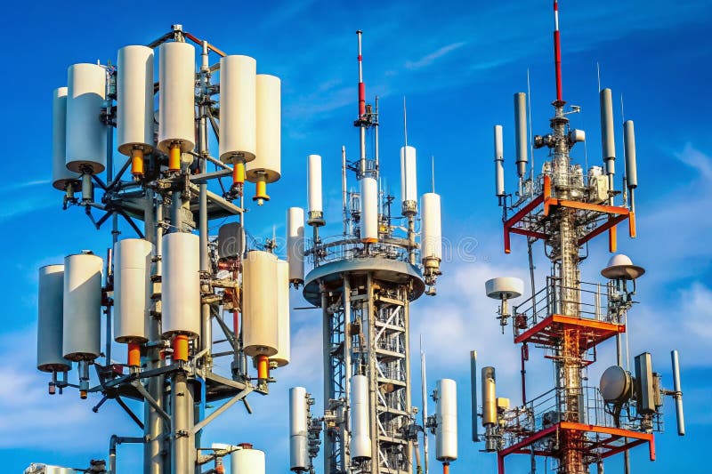 Cellular Network Antennas Stock Illustrations – 547 Cellular Network ...