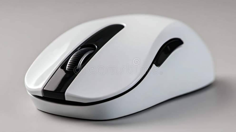 Modern Wireless Computer Mouse with Ergonomic Design and Scroll Wheel ...