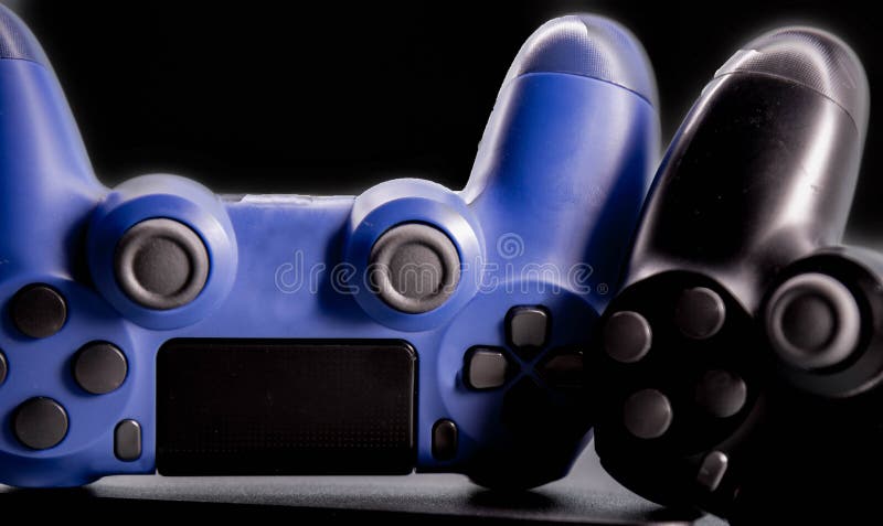 Modern and Wireless Electronic Game Controllers Stock Photo - Image of ...