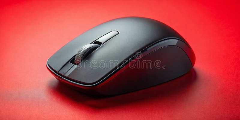 Modern Wireless Mouse for Enhanced Productivity: Sleek Black Design on ...