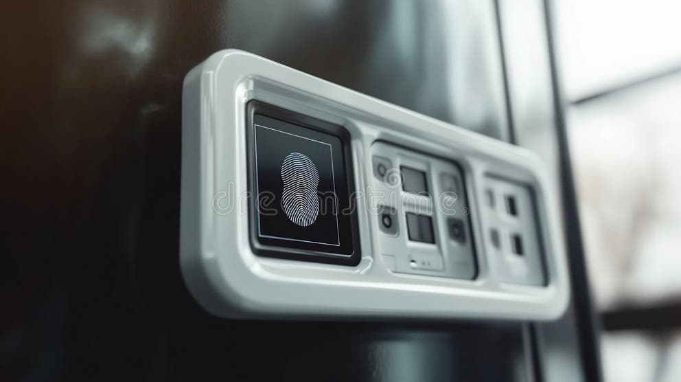 Modern Wireless Remote Control Device with Buttons and Display Stock ...