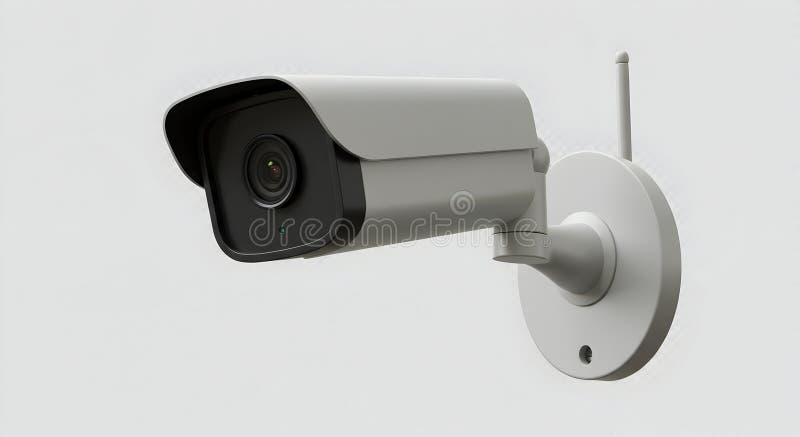 Modern Wireless Security Camera with Sleek Design for Home Surveillance ...
