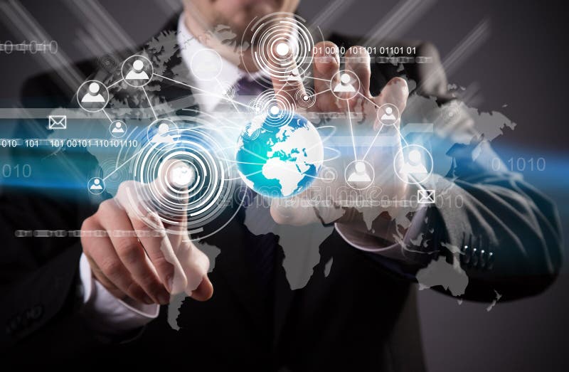 Modern Wireless Technology and Social Media Stock Photo - Image of ...