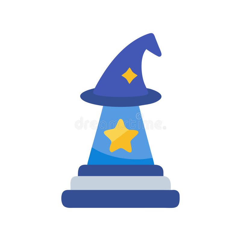 Modern Wizard Trophy for Unique Competitions Stock Vector ...