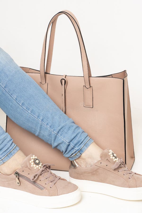 Modern Women`s Shoes in Spring Colors Stock Photo - Image of modern ...