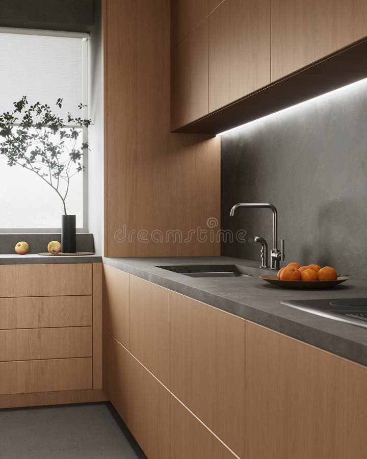 Modern Wood Kitchen Designs Include Sleek Countertops that Enhance ...