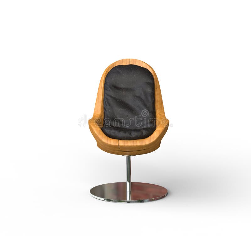 Modern Wooden Armchair stock photo. Image of home, cozy - 59004442