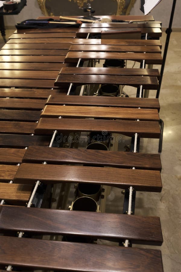 Modern Wooden Marimba Closeup Stock Photo - Image of sticks, closeup ...
