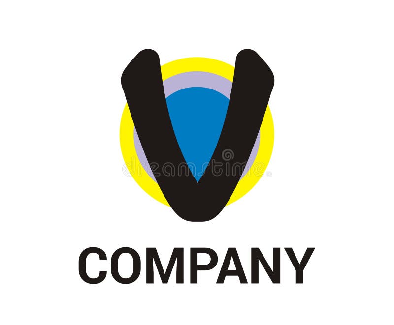 V button logo stock vector. Illustration of logo, brand - 109882927
