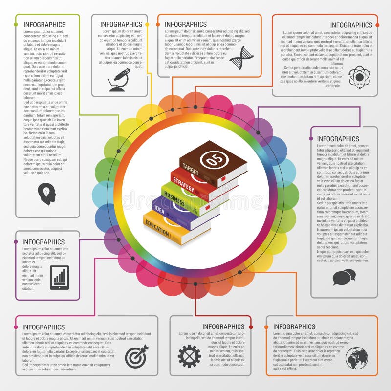 Modern Work Management Planning Infographics. Business Concept Stock ...