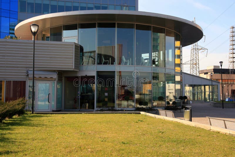 Modern Work Quarter Buildings Stock Photo - Image of architecture ...