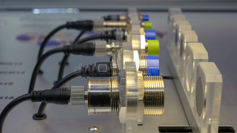 Modern Working Metallic Manufacture Industrial Machine. Stock Photo ...