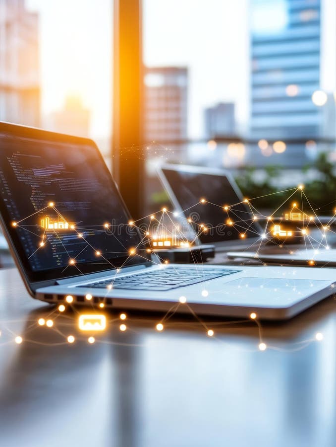 Modern Workplace Connectivity Network Technology Collaboration ...