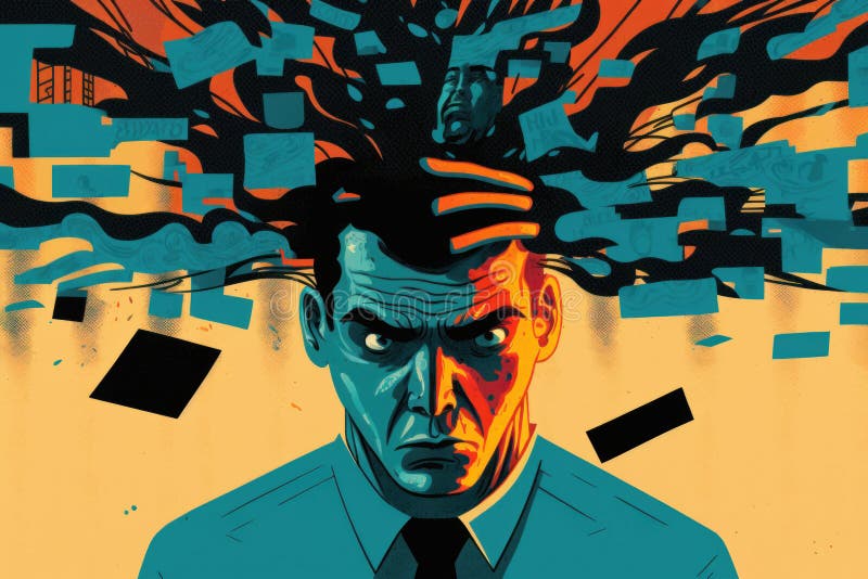 The Modern Workplace: Navigating Anxiety. Generative AI Stock ... The Modern Workplace: Navigating Anxiety. Generative AI Stock ...