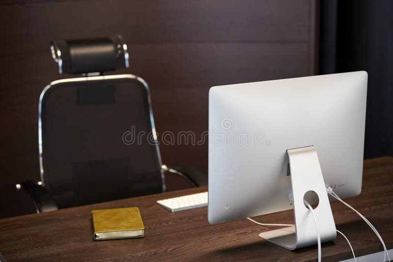 Modern Workplace. Office Work Place for Designer. Minimal Desktop Area ...