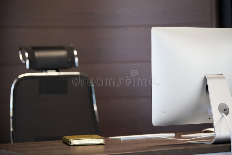 Modern Workplace. Office Work Place for Designer. Minimal Desktop Area ...