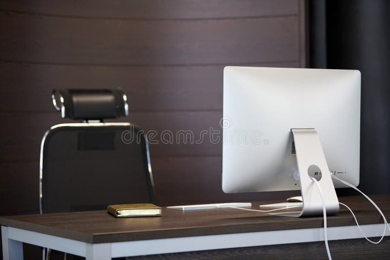 Modern Workplace. Office Work Place for Designer. Minimal Desktop Area ...