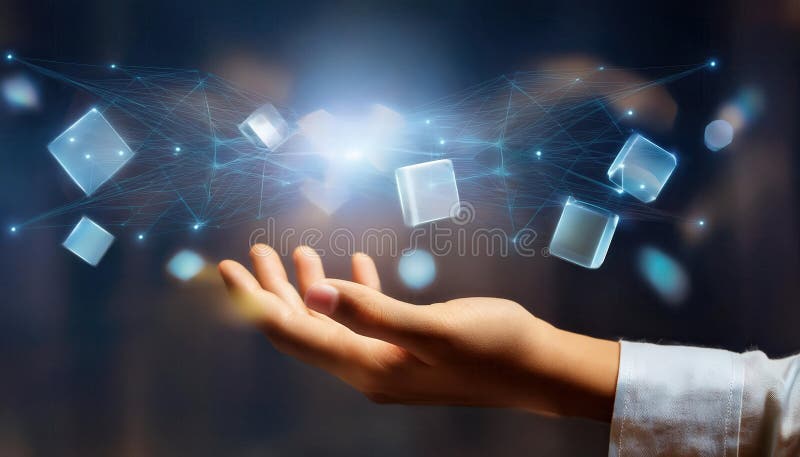 Elegant Design Studio Workspace Showcases Translucent Holographic UI ...