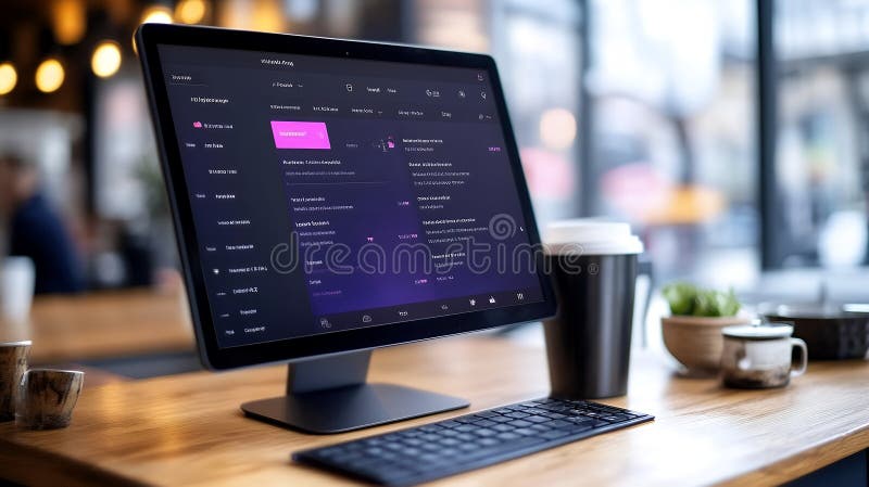 Dark Themed Modern Ui Ux Interface Stock Photos - Free & Royalty-Free Stock Photos from Dreamstime
