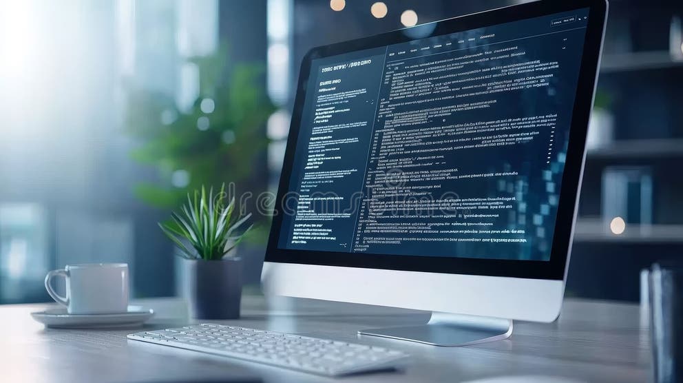 Computer Themes Stock Illustrations – 7,912 Computer Themes Stock ...