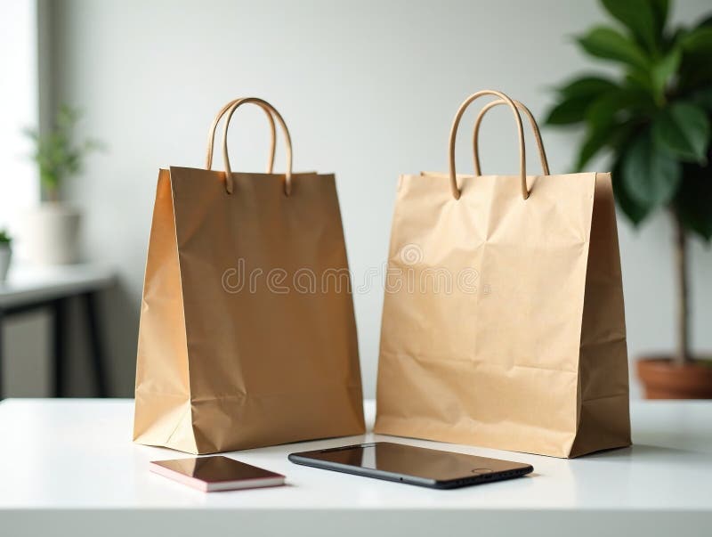 Modern Workspace Inspiration Kraft Paper Packaging Tech and Minimalist ...