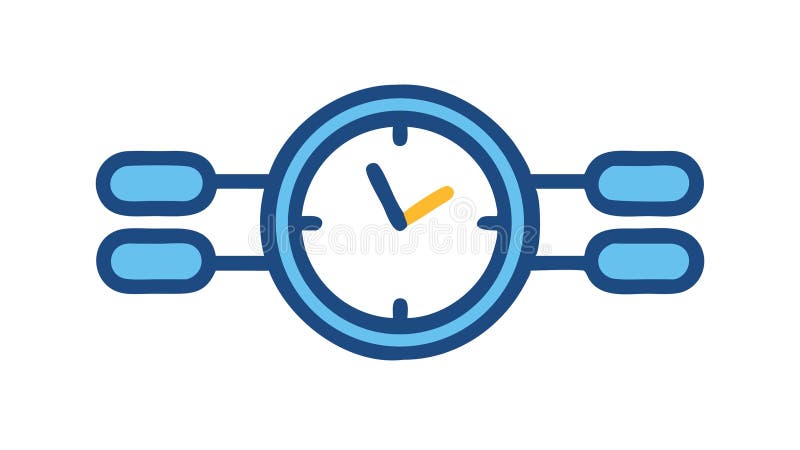 Modern Wristwatch Design, Style and Punctuality, Vector Design ...