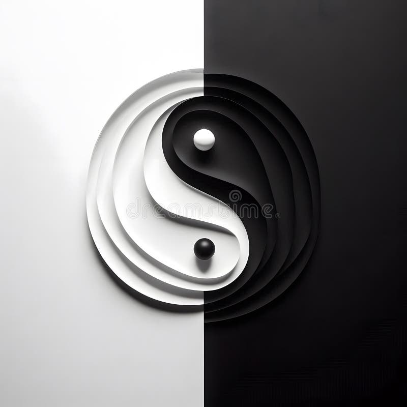 Modern Yin Yang Design with Abstract Pattern and Sophisticated Movement ...