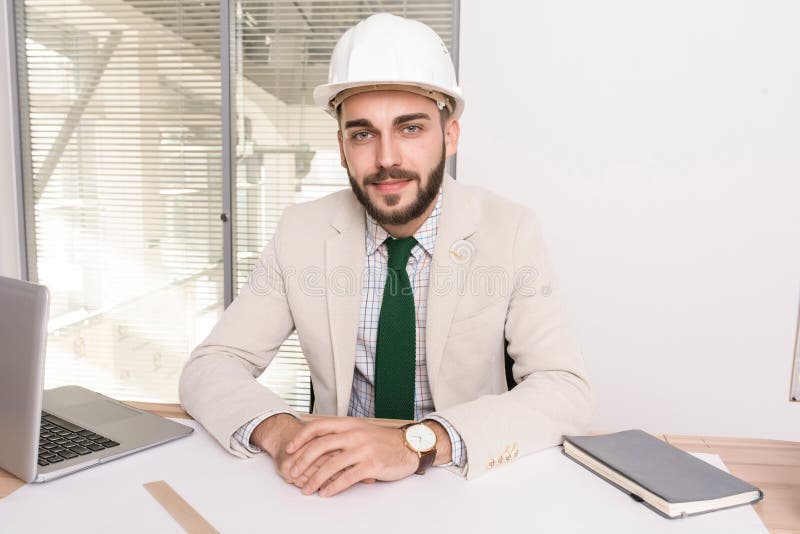 Modern Young Engineer stock photo. Image of engineer - 110818034
