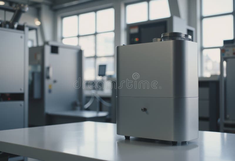 Modern Zero-emission Manufacturing Facility Showcasing Carbon-neutral ...