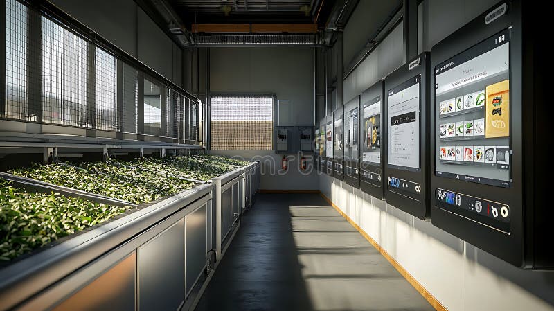 Modern Zero Waste Facility Featuring Interactive Touchscreens and ...