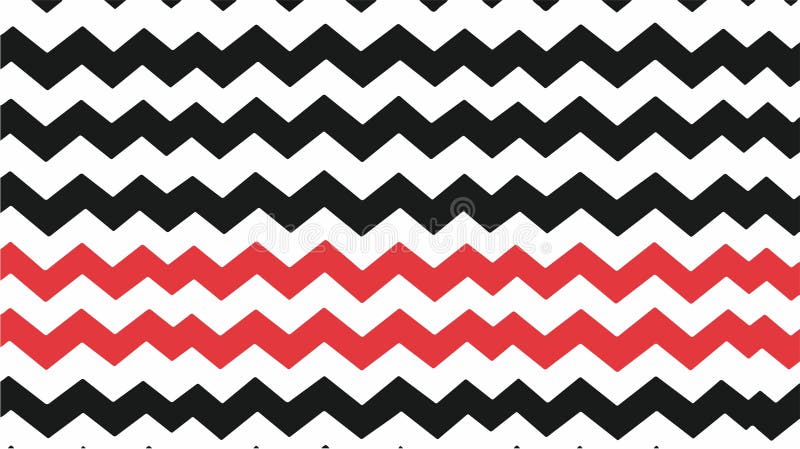 Modern Zigzag Lines Pattern Vector Illustration Isolated Stock Vector ...