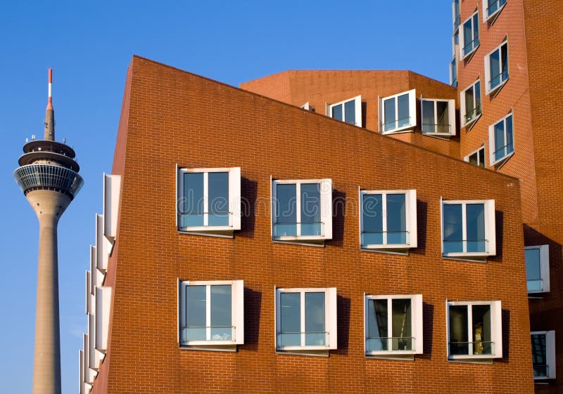 Moderne Architektur in Dusseldorf Redaktionelles Bild - Bild von ...