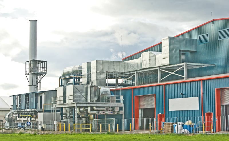 Moderne Chemische Fabriek stock afbeelding. Image of koolstof - 21942345