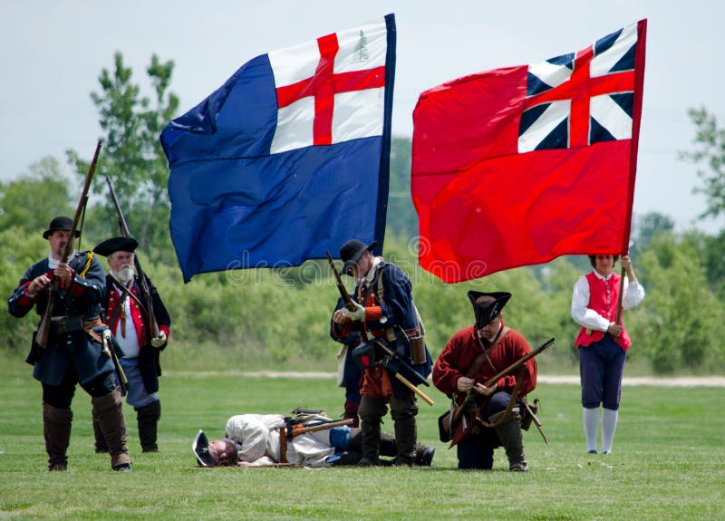 Moderne Geschiedenis Fransen En Britten Redactionele Stock Afbeelding ...
