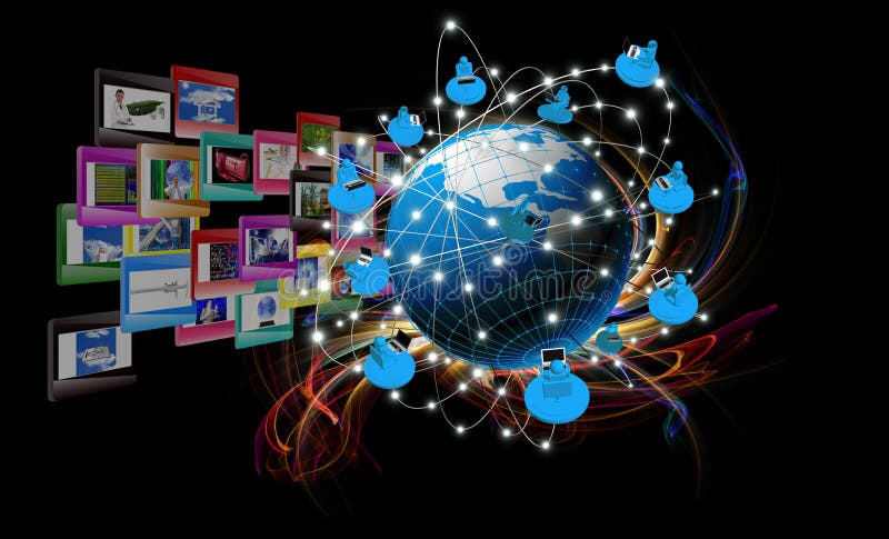 Moderne Innovatie Compiting Technologie Stock Illustratie ...