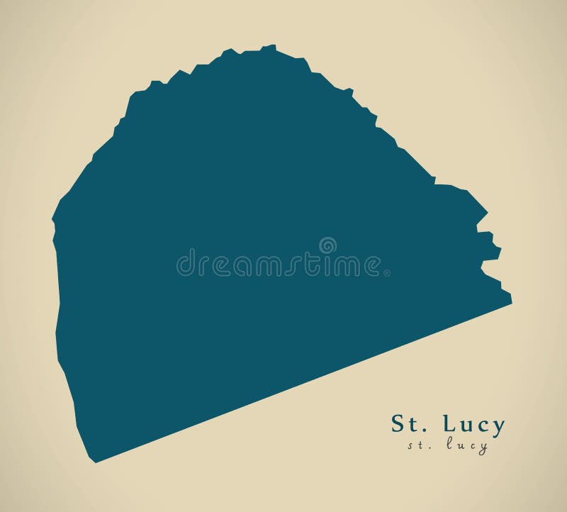 St. Lucy Barbados Parishes Van Barbados Map Vectorillustratie Krabbel ...