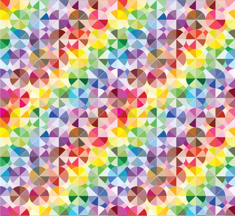 Stained-glass patroon vector illustratie. Illustration of patroon - 9651626