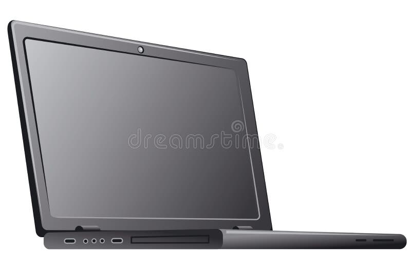 Moderne Laptop-Computer stock abbildung. Illustration von kommunikation ...