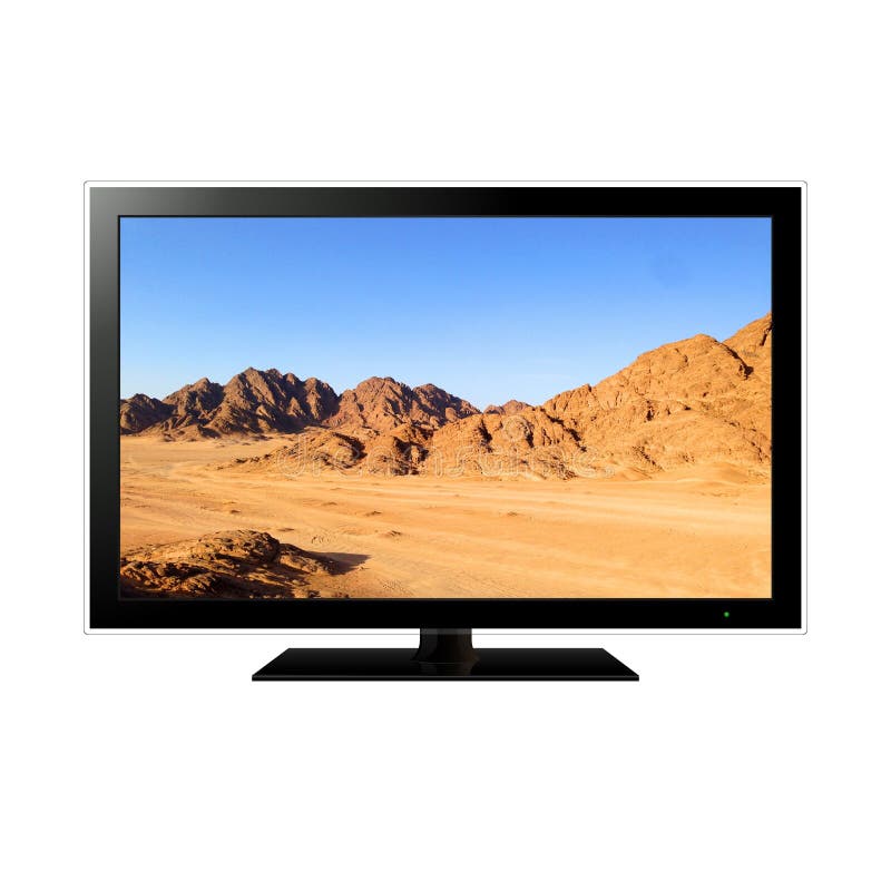 Moderne TV stock afbeelding. Image of scherm, rots, land - 56418297