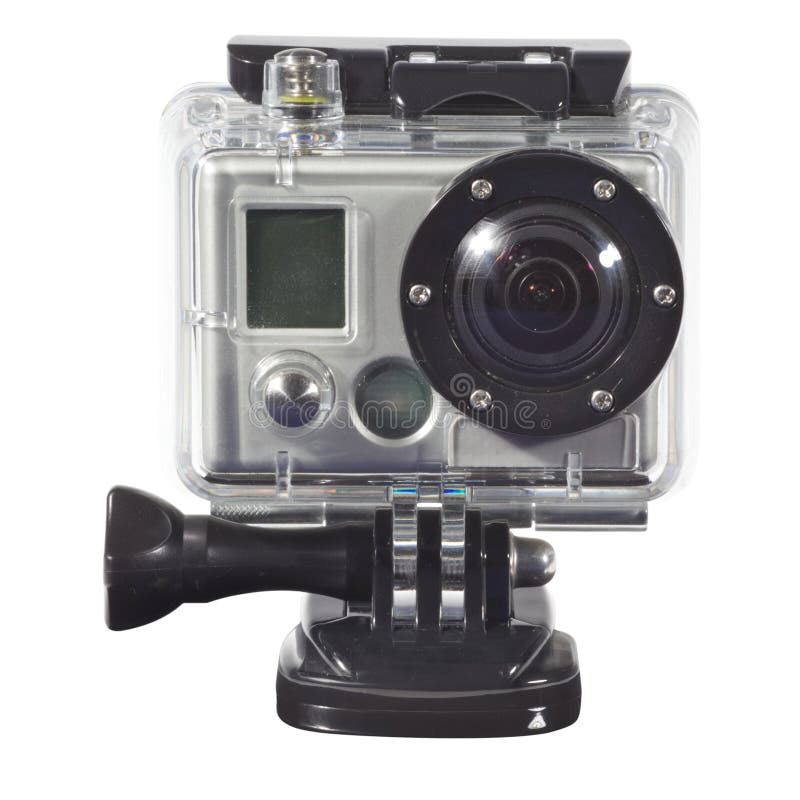 Moderne waterdichte camera stock foto. Image of waterdicht - 24123326